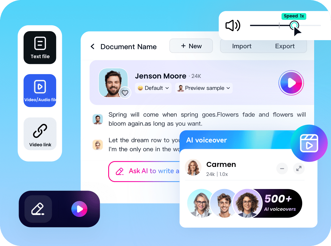 Instant AI Text-to-Speech: 50+ Emotive Characters | DupDub